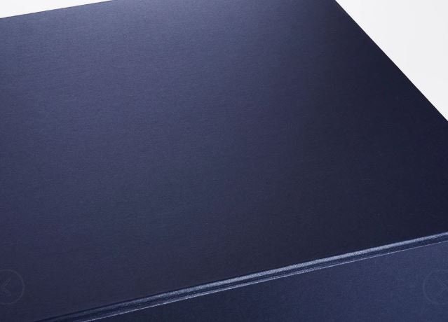 Large Navy Blue Magnetic Hamper Box - Square Magnetic Gift Box ...