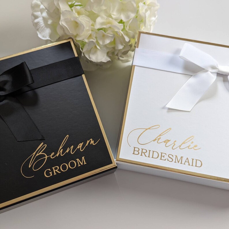 Personalised Wedding Gift Boxes Bride and Groom Gift Box - Etsy
