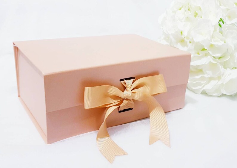 Luxury Dusky Pink Gift Box Empty Gift Box for Woman Rose - Etsy UK