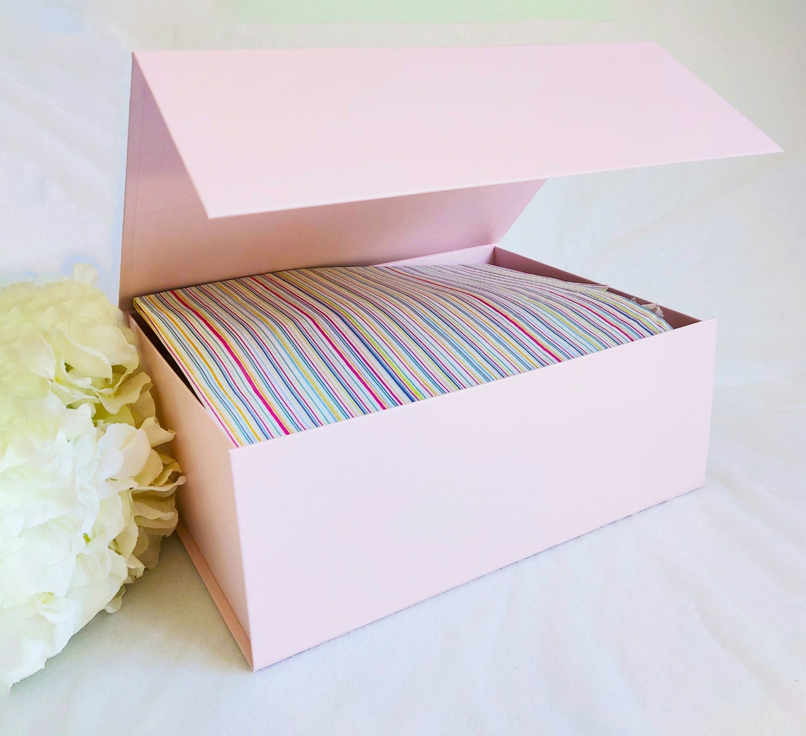 Pink Gift Box Pink Magnetic Gift Box Various Sizes Large - Etsy