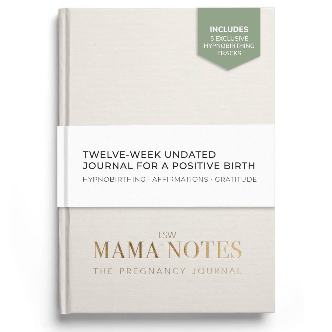 Mama Notes – Pregnancy Journal for Positive Birth | Hypnobirthing ...