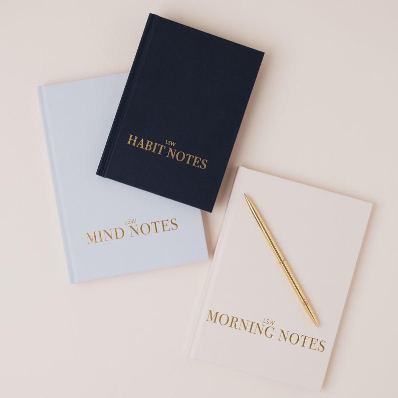 Journal Bundle – 3 X Guided Wellness Journals | Mind Notes, Morning ...