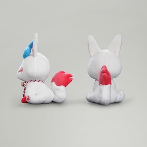 Inari the Kitsune Plushie - Pon Plush With Magnetic Spirit Orb ...