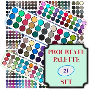 Color Palette Bundle | Procreate Color Palette | Color Wheel | Digital ...