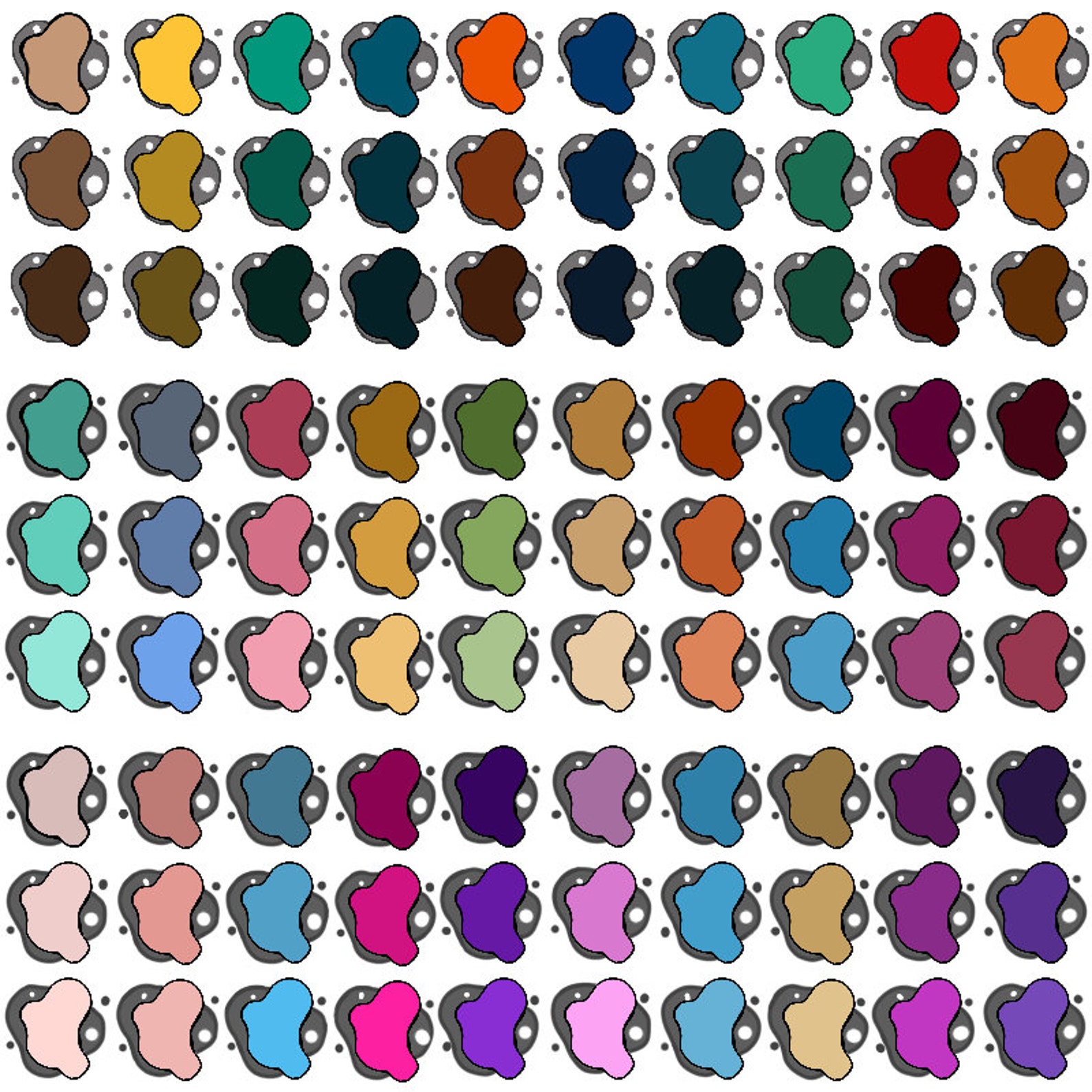 Premium Procreate Color Palette and Brush Set Digital Files for ...