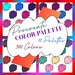 Procreate Color Palette Set and Brushes Color Palettes Bonus Brushes ...