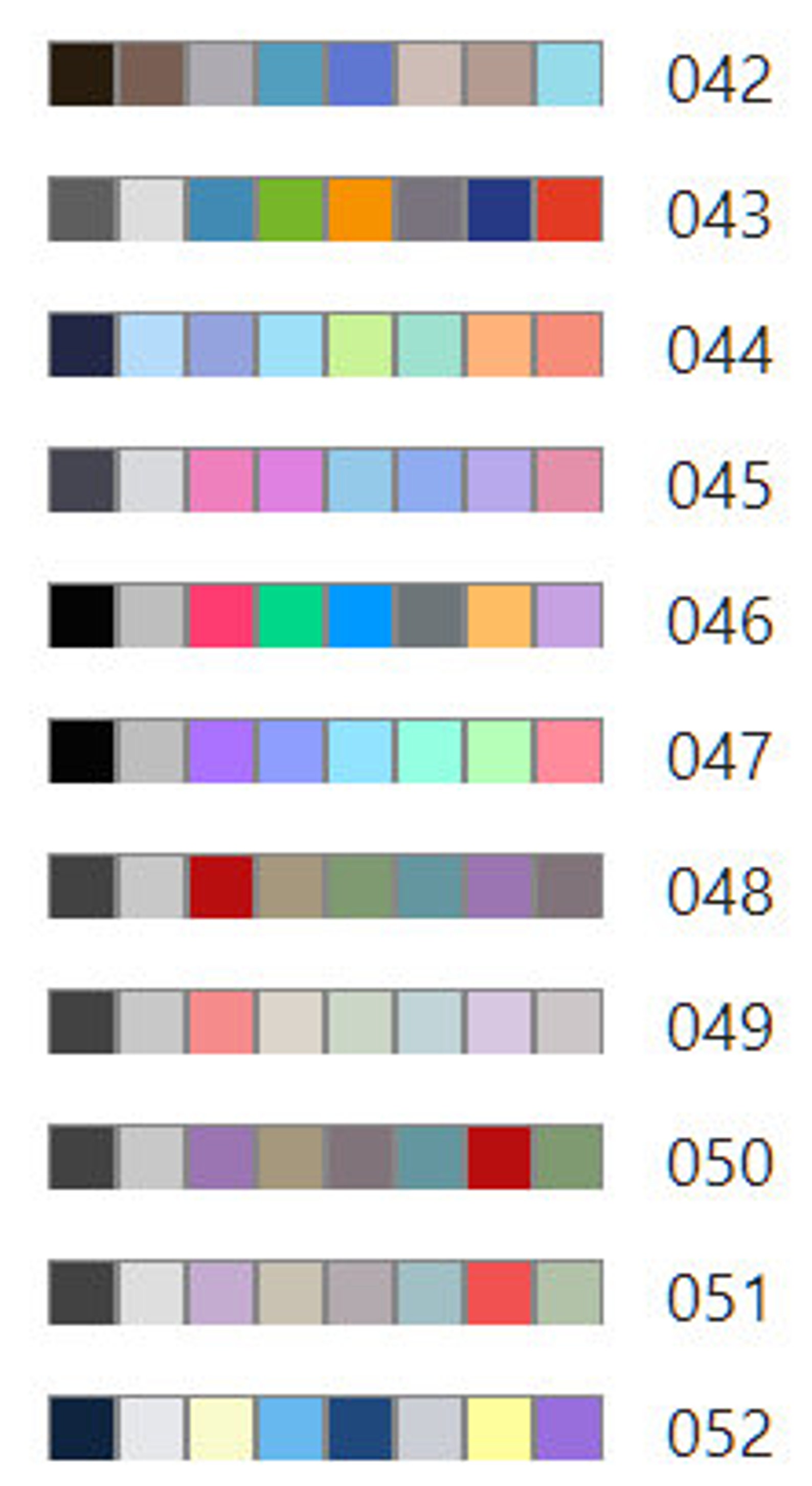 Premium XML Color Themes: Elevate Your Creations With 108 Unique Color ...