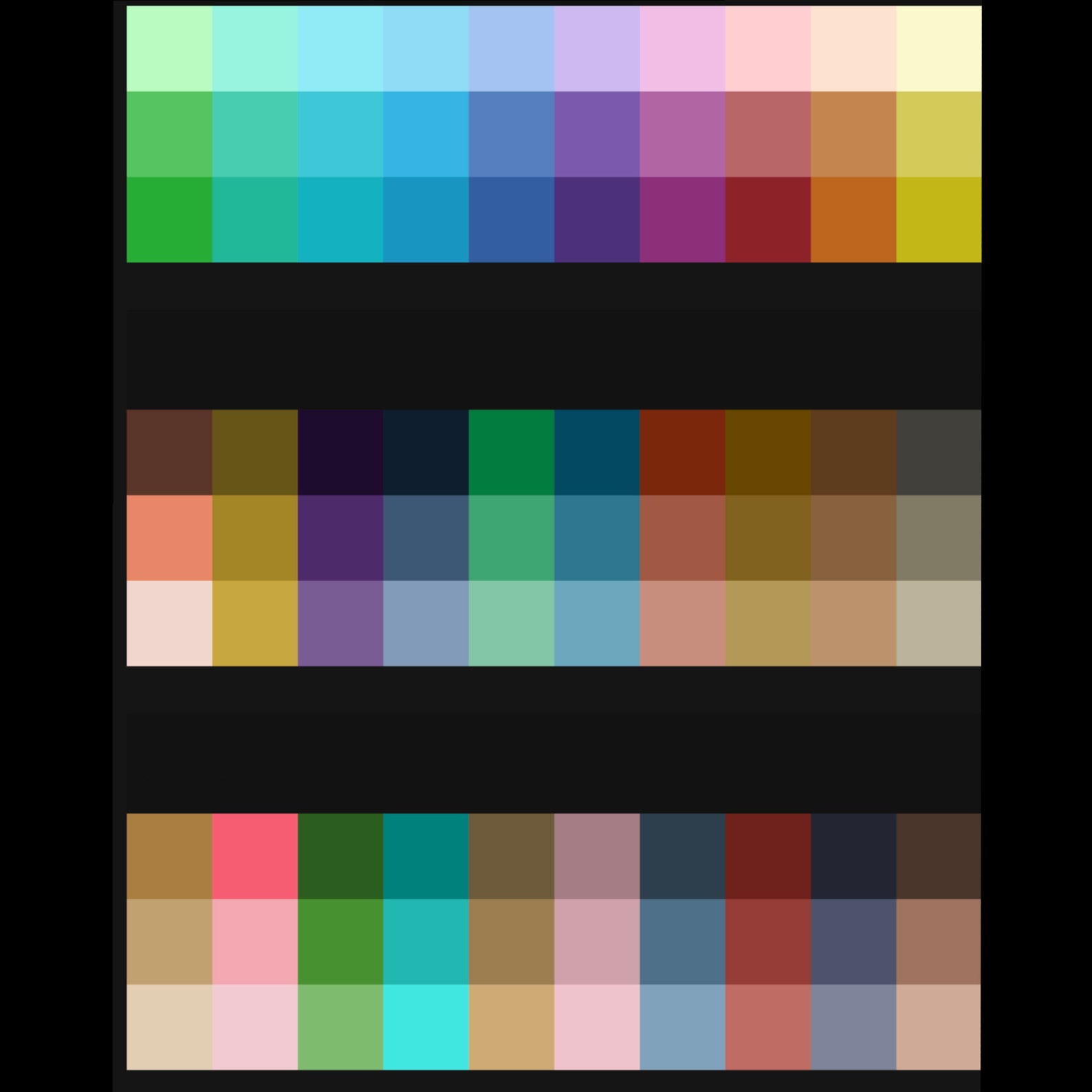 Procreate Palette Bundle Color Palette Set 87 Color Palettes For