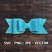 Scalloped, Squared, and Angled Bow SVG Bundle Templates Vectors - Png ...