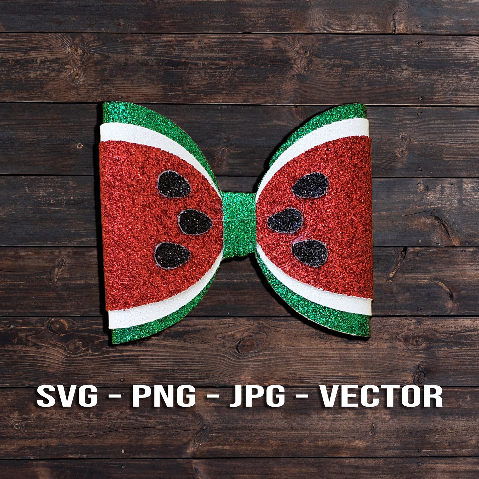 Fruit Hair Bow Template Bundle Watermelon Pineapple Orange | Etsy