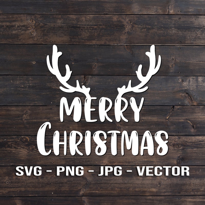 Cuernos de reno svg - Etsy México