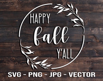 Happy Fall Y'all | Etsy