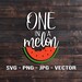 One in a Melon Vector File - Watermelon Summer Birthday Party Template ...