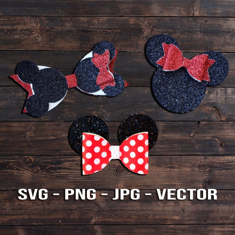 Mouse Ears Svg - Etsy