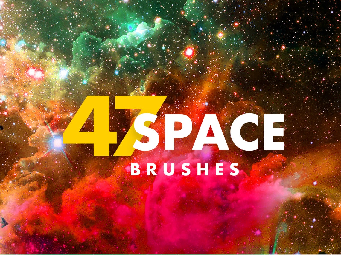 47 Space Procreate Stamps | Etsy