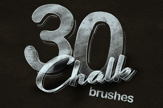 30 Chalk Procreate Brushes Procreate Chalk Procreate - Etsy