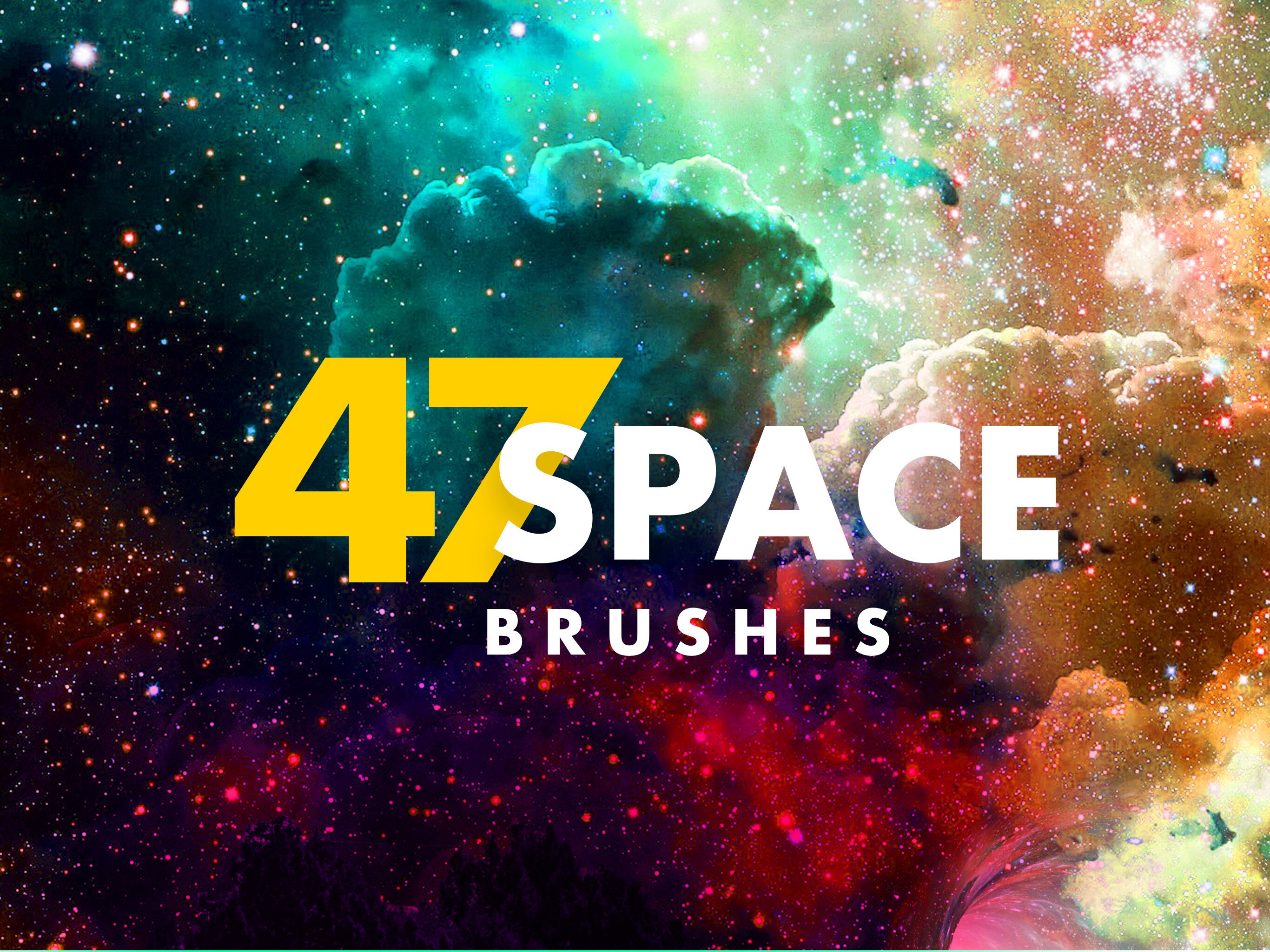 47 Space Procreate Stamps - Etsy