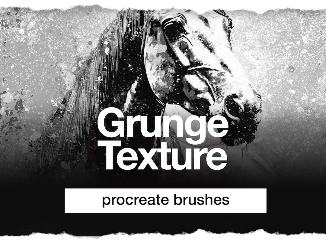 Procreate Brushes Grunge Textures, Procreate Dynamic Brushes - Etsy