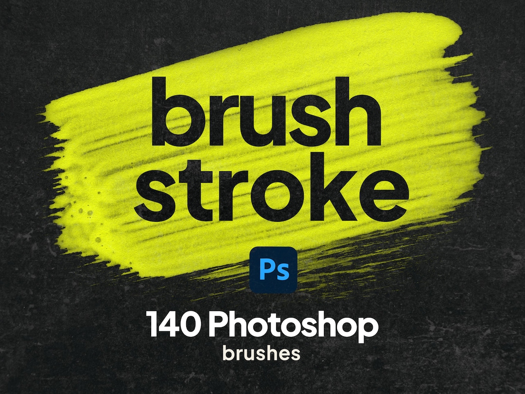 140 Brushstroke Photoshop Brushes, Brushstrokes Photoshop, Photoshop ...