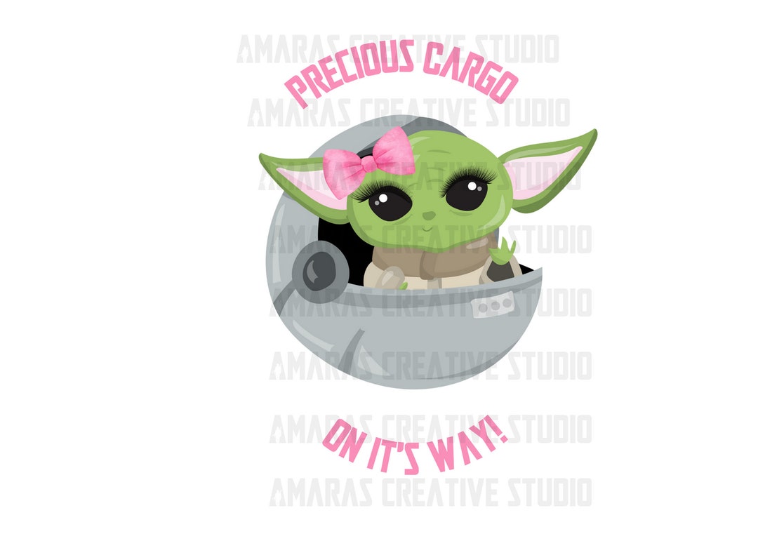 Baby Girl Yoda, Transparent PNG Background, Mandalorian, the Child ...