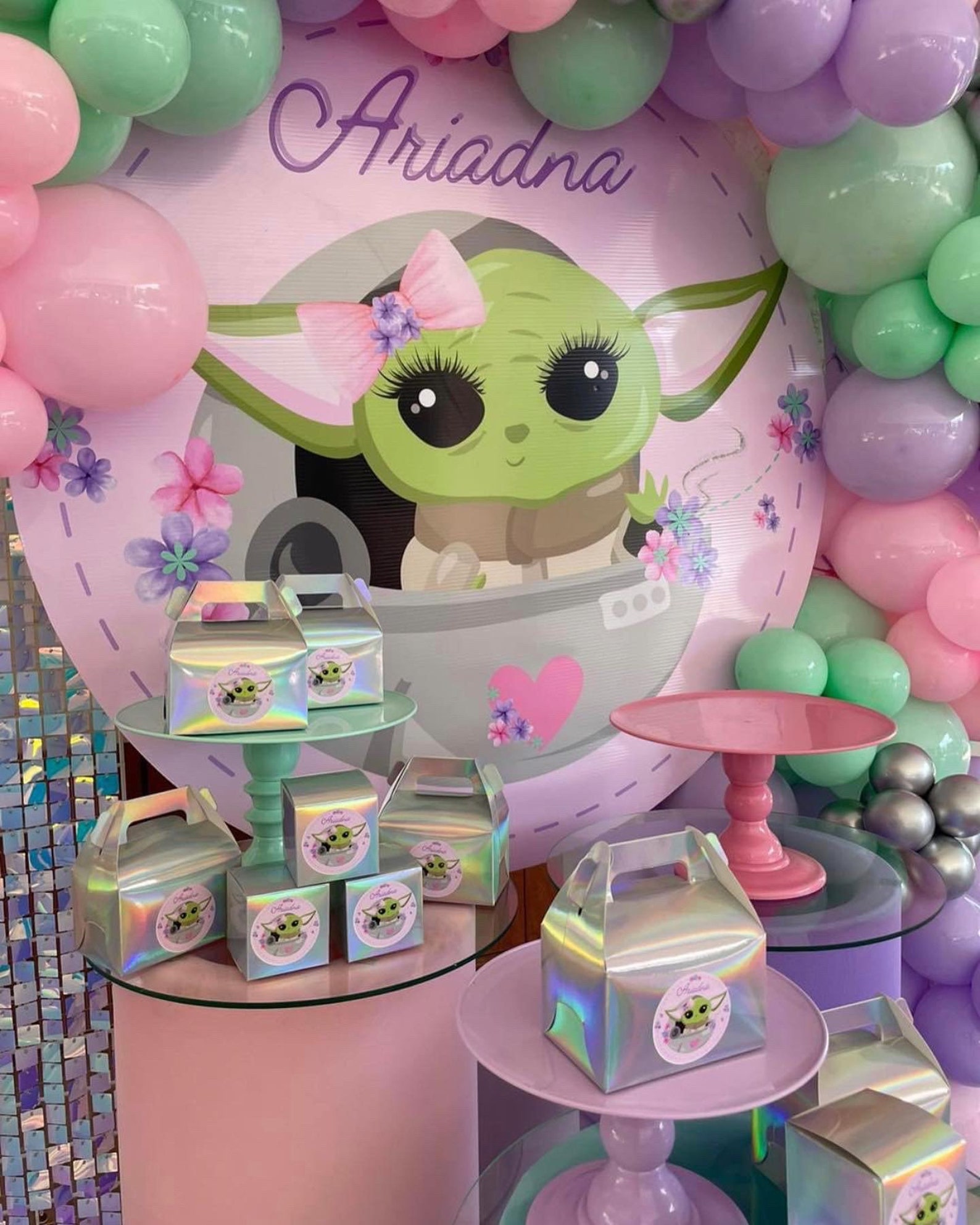 Baby Girl Yoda PNG, Baby Shower, Baby Birthday, Digital Planner ...