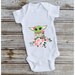 Baby Yoda Girl With Ring of Flowers, Bundle Set of 2, Starwars ...