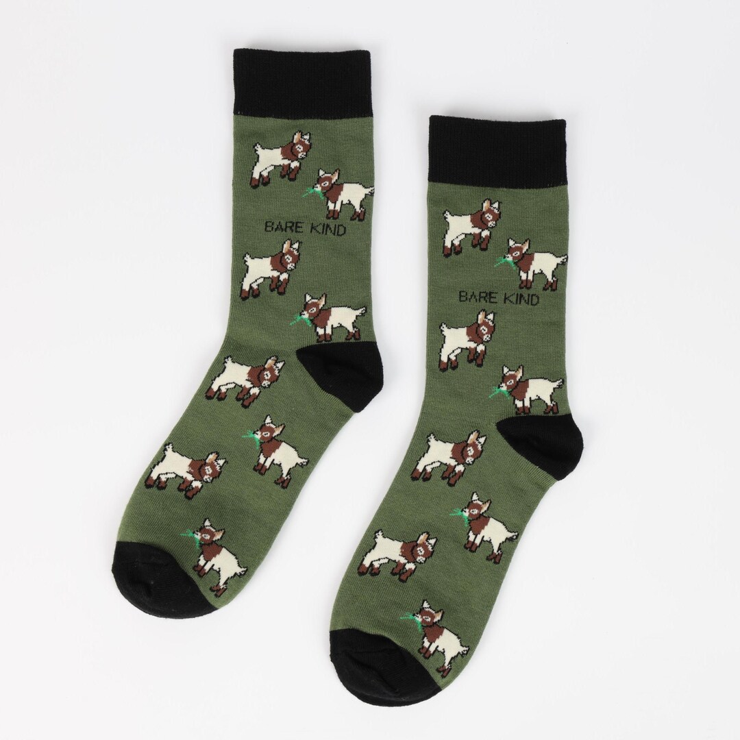 Goat Socks – Goat Gifts | Vegan Bamboo Socks | Funny Animal Socks | Eco ...