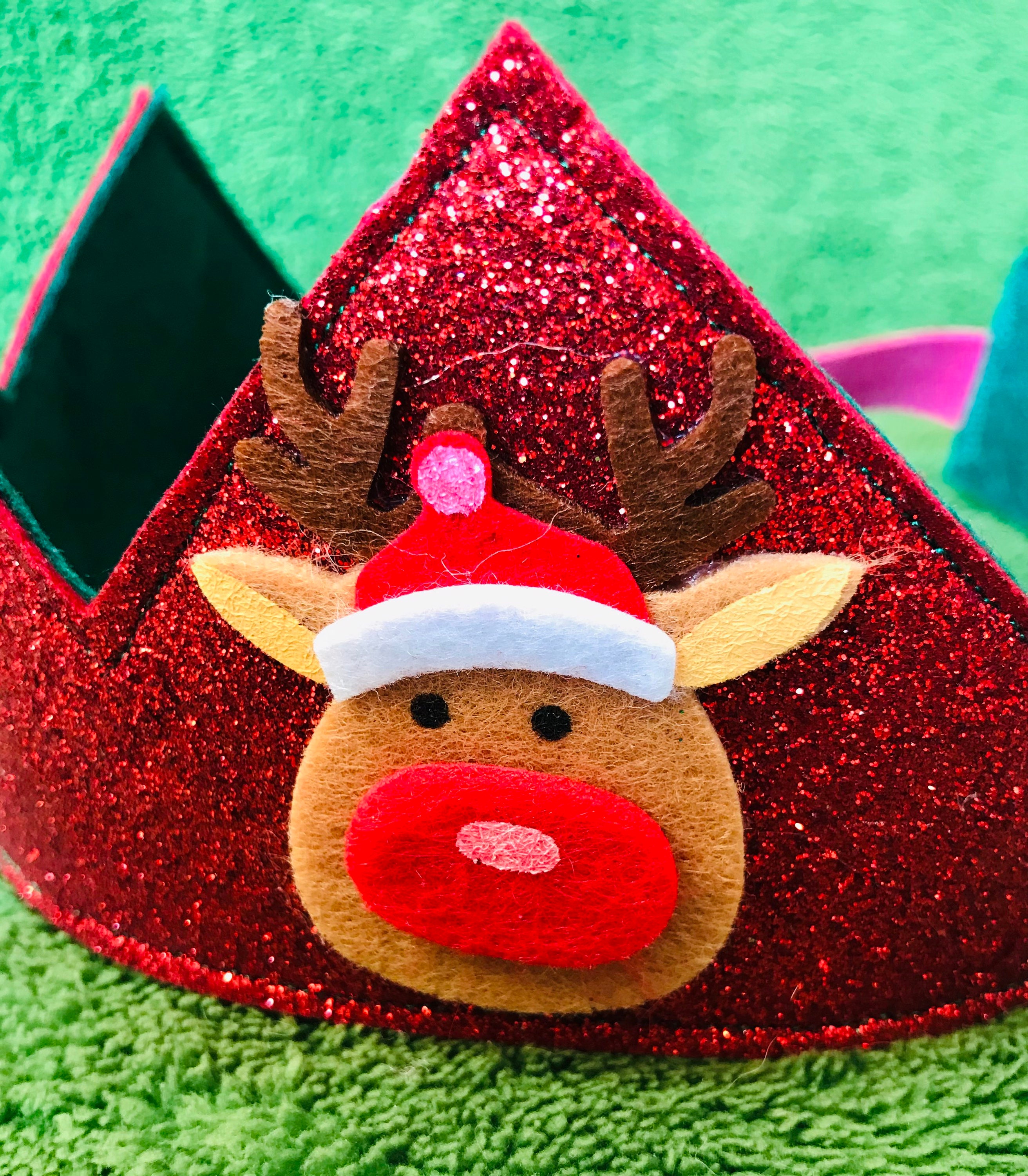 Christmas Party Cracker Crowns Reusable Crowns Fabric - Etsy UK