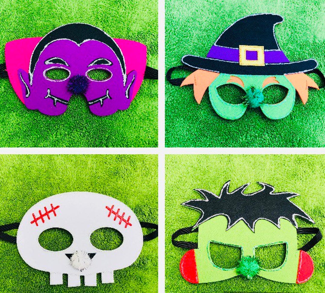 Halloween Mask, Witch Mask, Halloween Party, Kids Halloween, Green Mask ...