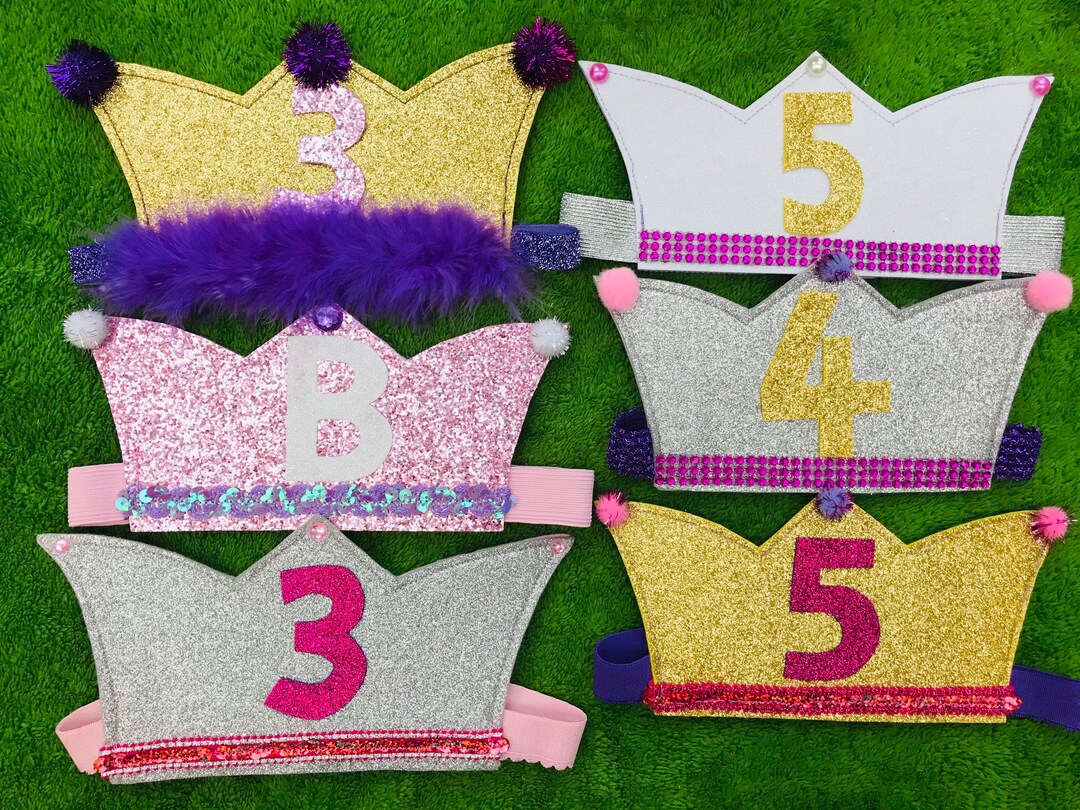 Fabric Crown, Birthday Crown, Girls Crown, Boys Crown, Kids Crown ...