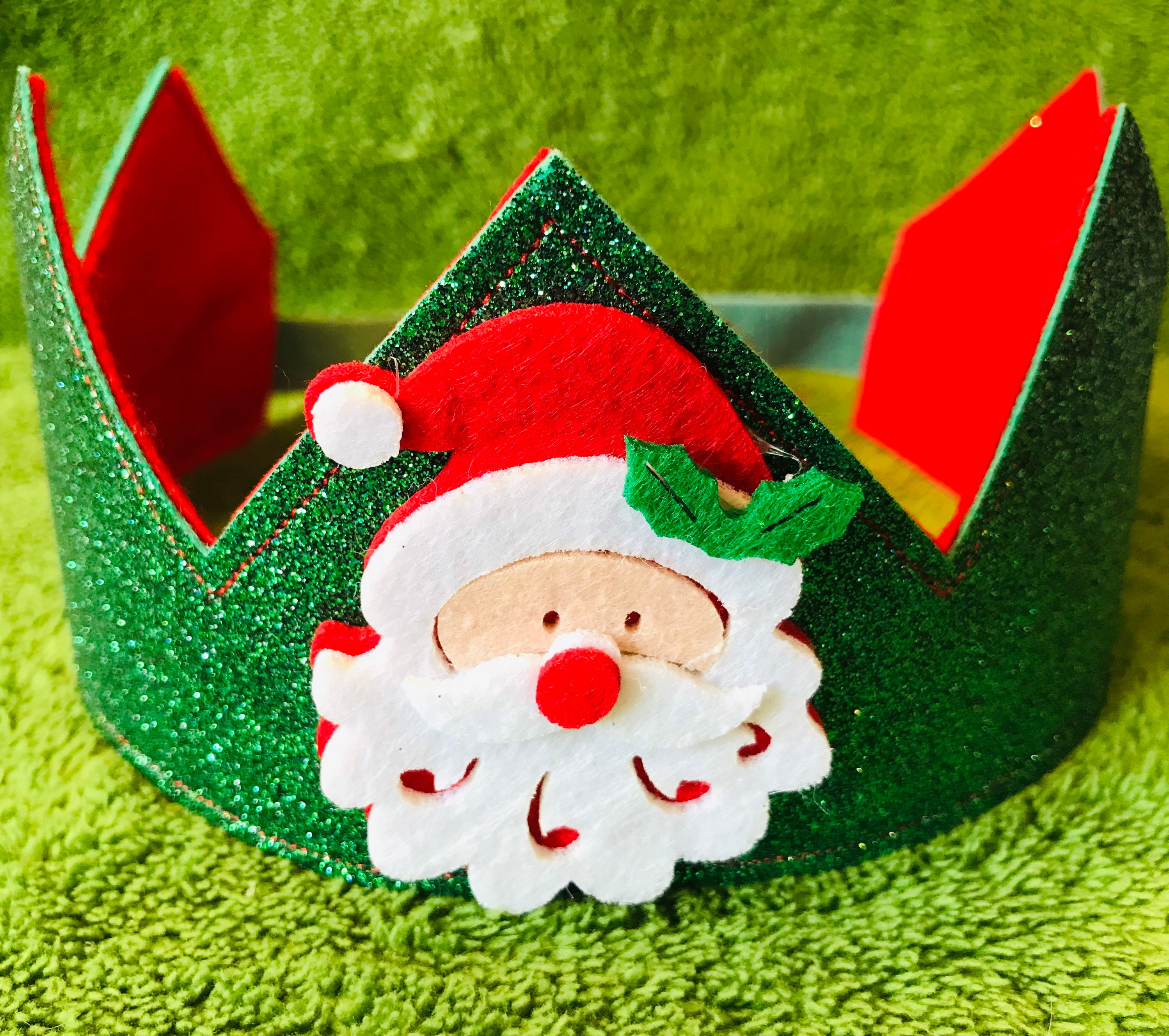Christmas Party Cracker Crowns Reusable Crowns Fabric - Etsy UK