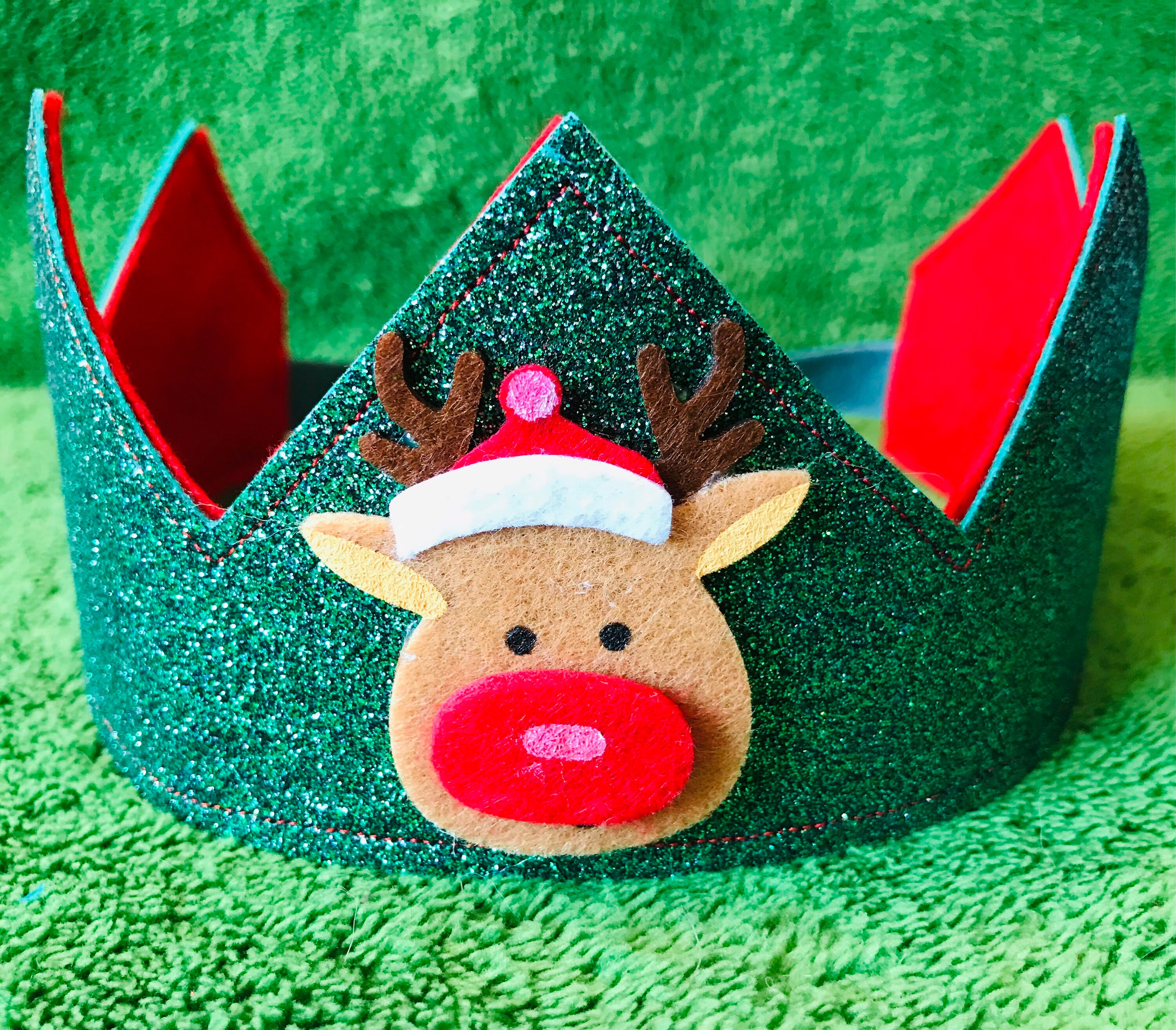 Christmas Party Cracker Crowns Reusable Crowns Fabric - Etsy UK