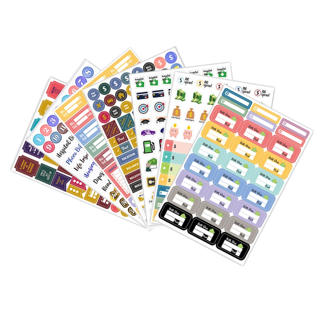Budget Stickers, Budget Planner Sticker, Planner Accessories for ...