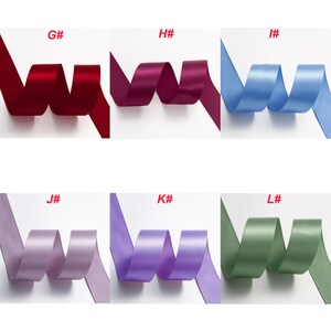 Single Face Satin Ribbon,23 Colors 20 Yards Fabric Ribbons Satin ...