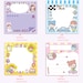 Cute Sticky Notes, Kawaii Sticky Notes Cute Stationary 8.0x8.0 CM ...
