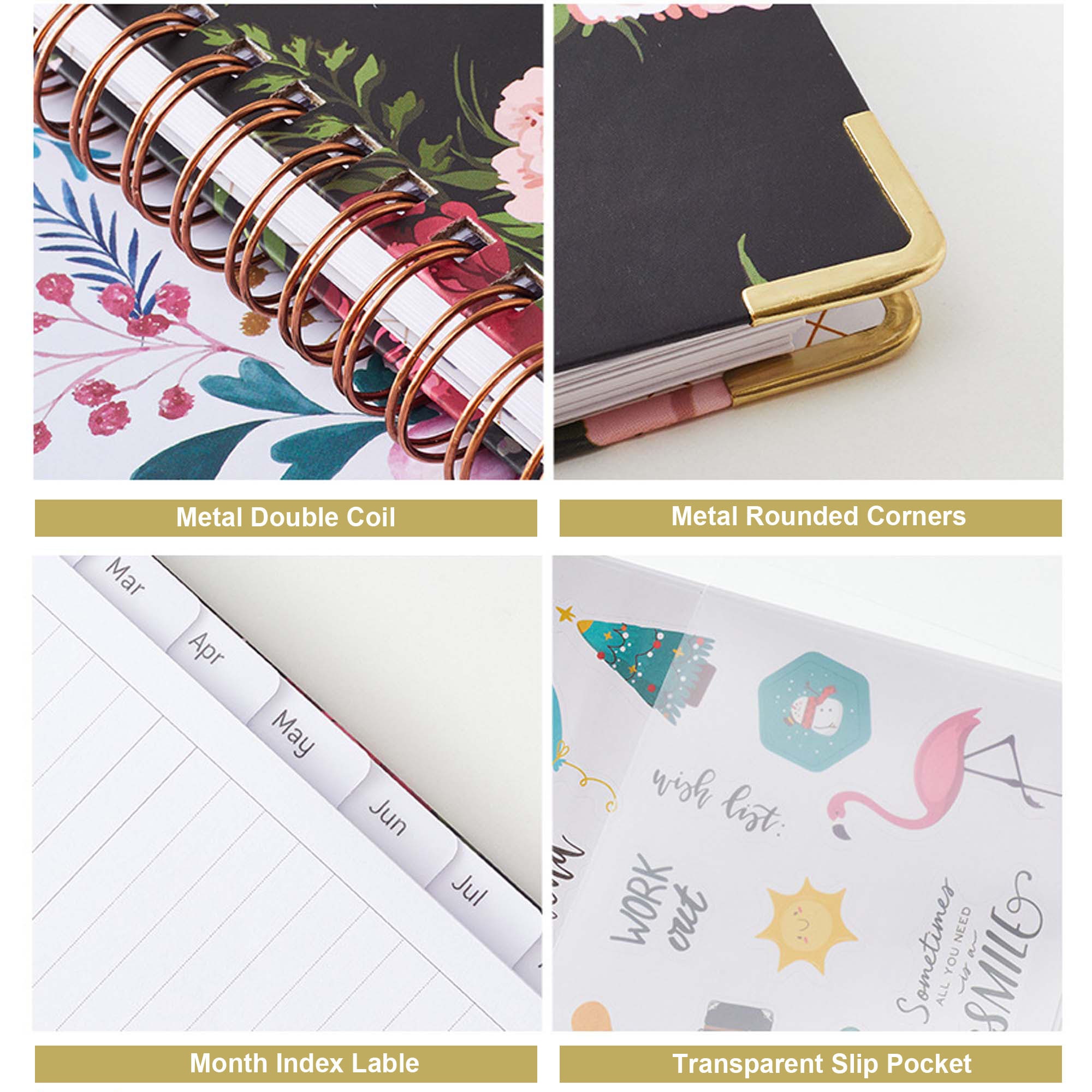 2024 Planner Spiral Boundplanner 2024 Weekly and Monthly,6.2 X 8.2 ...