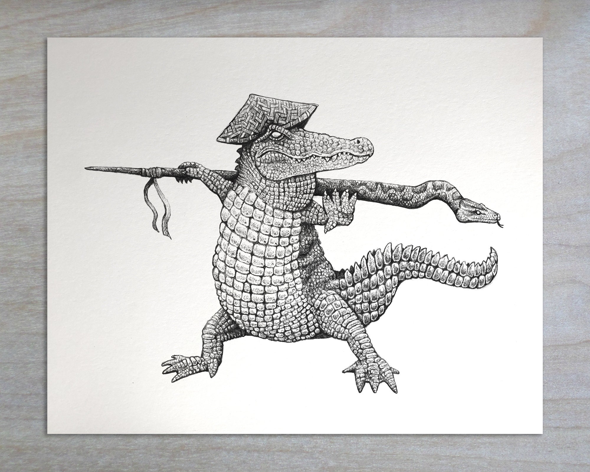 Ninja Animals Drawing