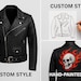 Custom Leather Jacket: Hand-painted Art, Personalized Fit - Etsy