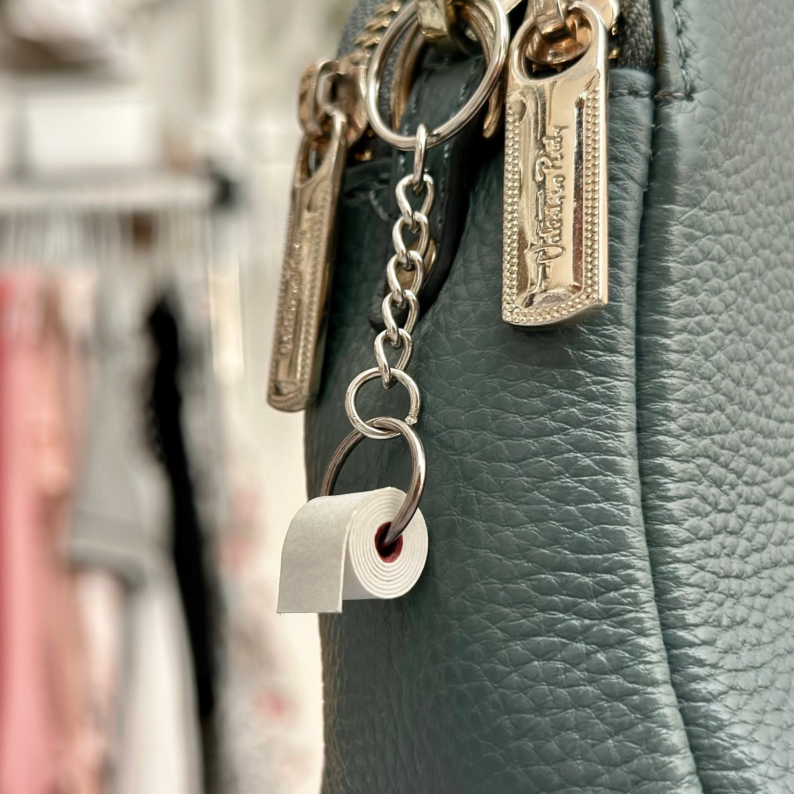 Realistic Toilet Paper Roll Keychain - Etsy