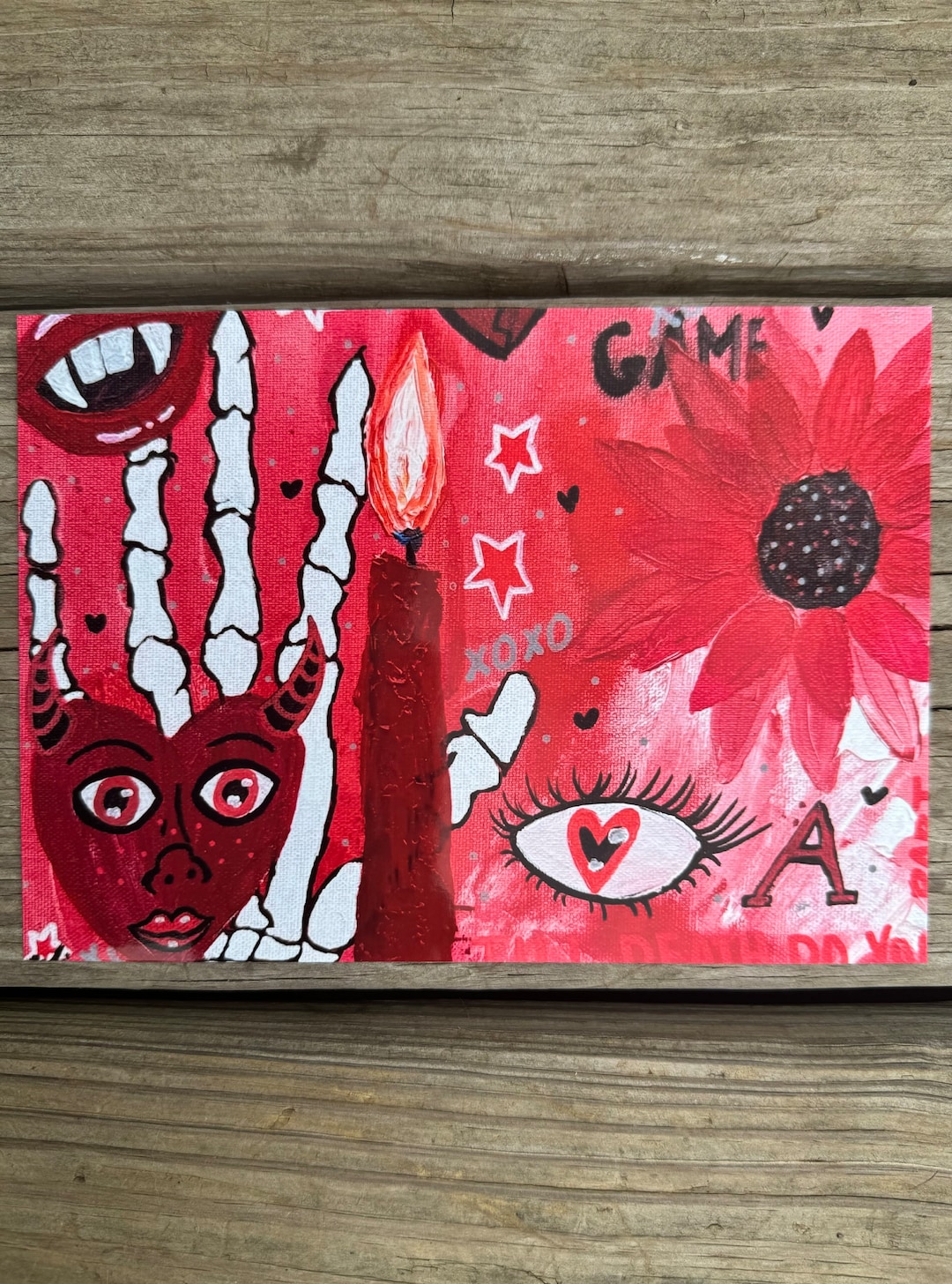 Seeing Red Art Print, Trippy Art Print, Surreal Art Print, Surrealism ...