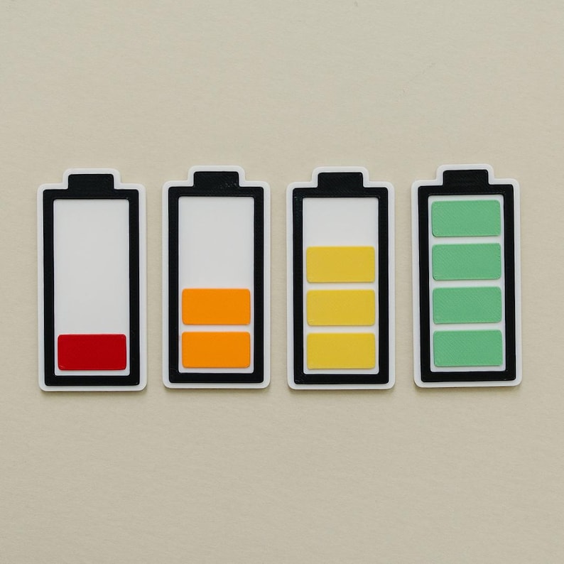 Mood/regulation Meters | Mood Batteries | Mood Meter 3D Print ...