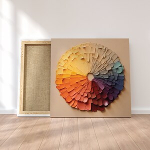 Color Theory Printable Wheel Earth Tones Home Decor Wall Art Digital ...