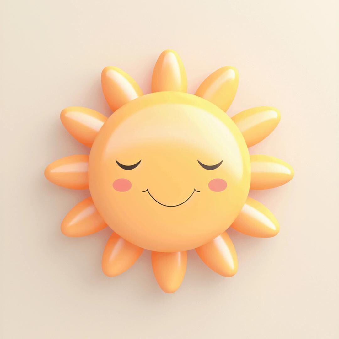 Sun Calm Corner Printable Art | Smiling Sun Decor | Toddler Wall Art ...