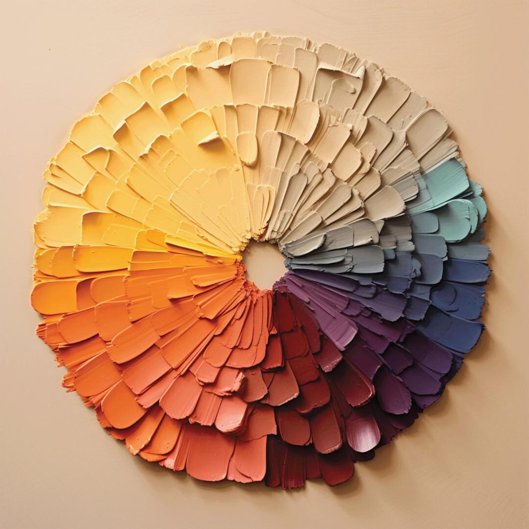 Color Theory Printable Wheel | Earth Tones | Home Decor | Wall Art ...