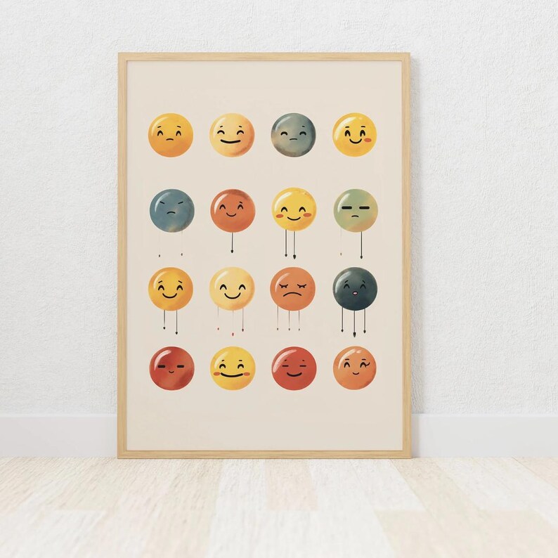 Calm Corner Printable Art | Emotions Decor | Toddler Wall Art ...