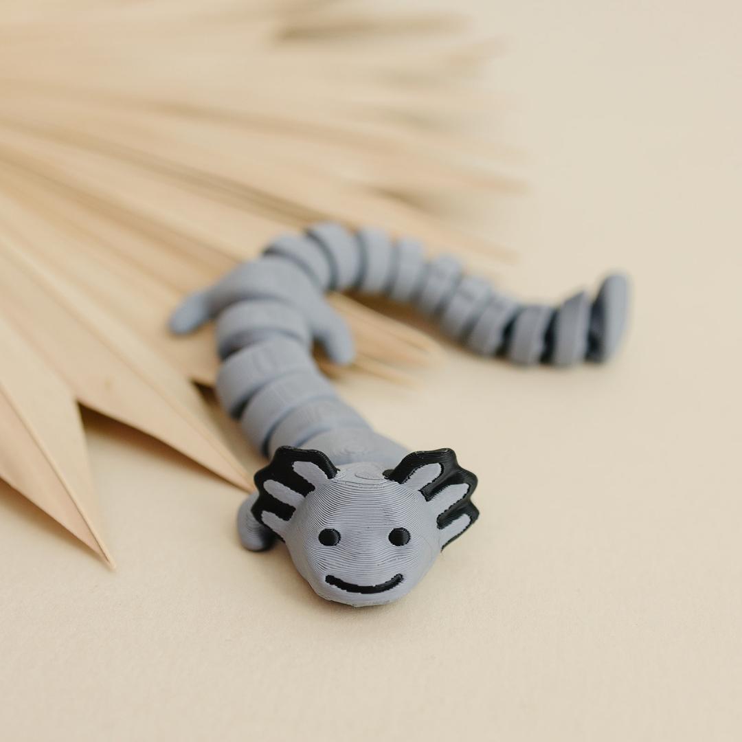 Articulated Axolotl | 3D Printed Axolotl | Axolotl With Moveable Joints ...