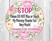 Printed and Laminated Please Do Not Touch Baby Sign for Infant - Etsy