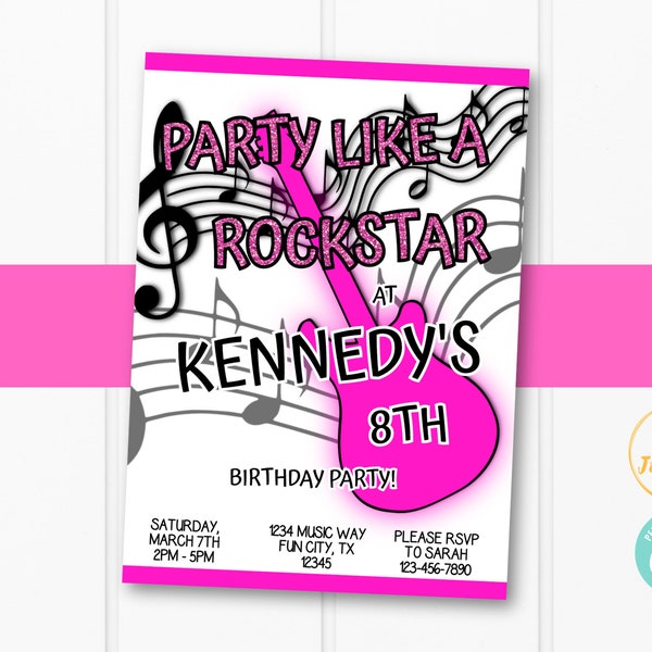 Rockstar Party - Etsy