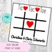 Printable Wedding Tic Tac Toe Activity Card DIY Edit and Customize Fun ...