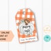 Printable Fall Treat Tags Happy Fall Gift Favor Labels Personalized ...